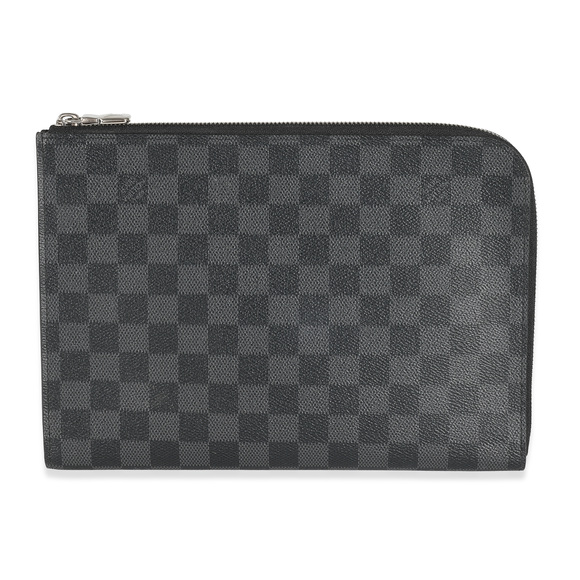 Louis Vuitton | Bags | Louis Vuitton Damier Graphite Canvas Pochette ...